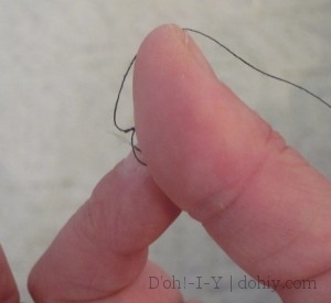 How to Quickly Knot Sewing Thread | D'oh!-I-Y